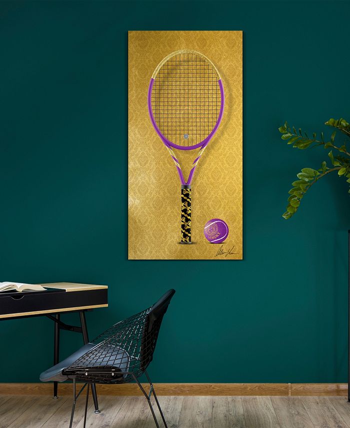 Empire Art Direct "Versace Vibes Racquet" Frameless Free Floating ...