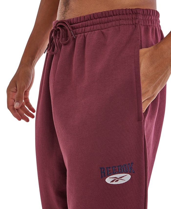 Reebok Men's Archive Fleece Logo Sweatpants - Macy's