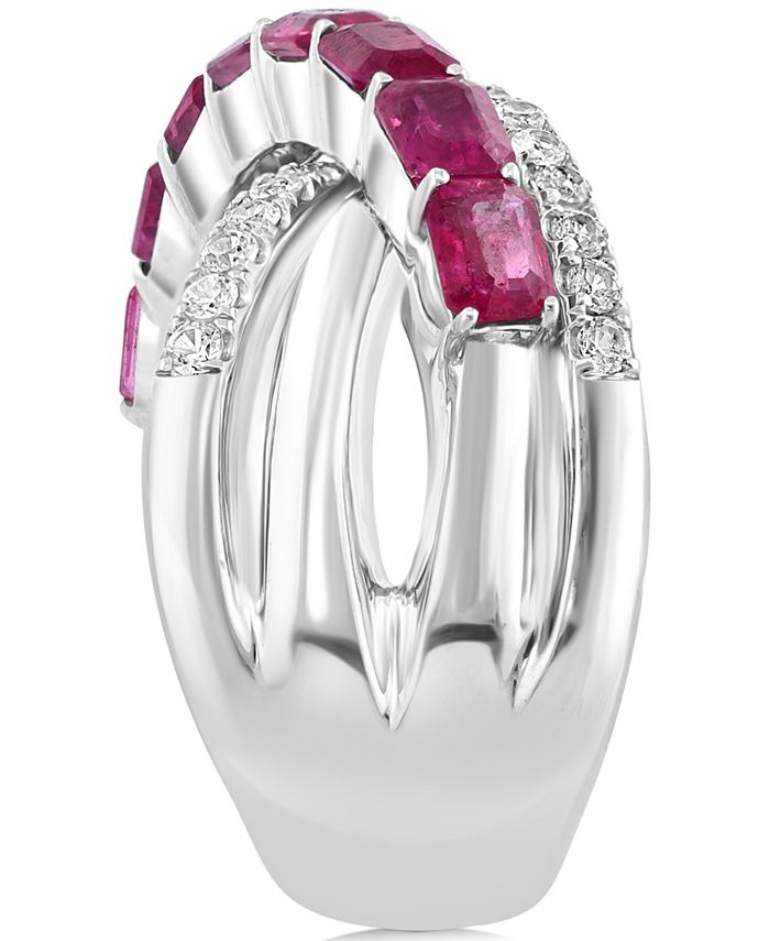 EFFY Collection EFFY® Ruby (2 ct. t.w.) & White Sapphire (1/2 ct. t.w ...