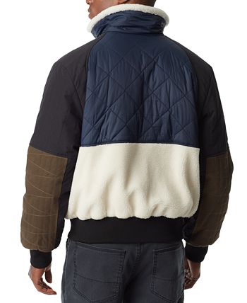 BASS OUTDOOR Men's Mixed-Media Full-Zip Bomber Jacket - Macy's