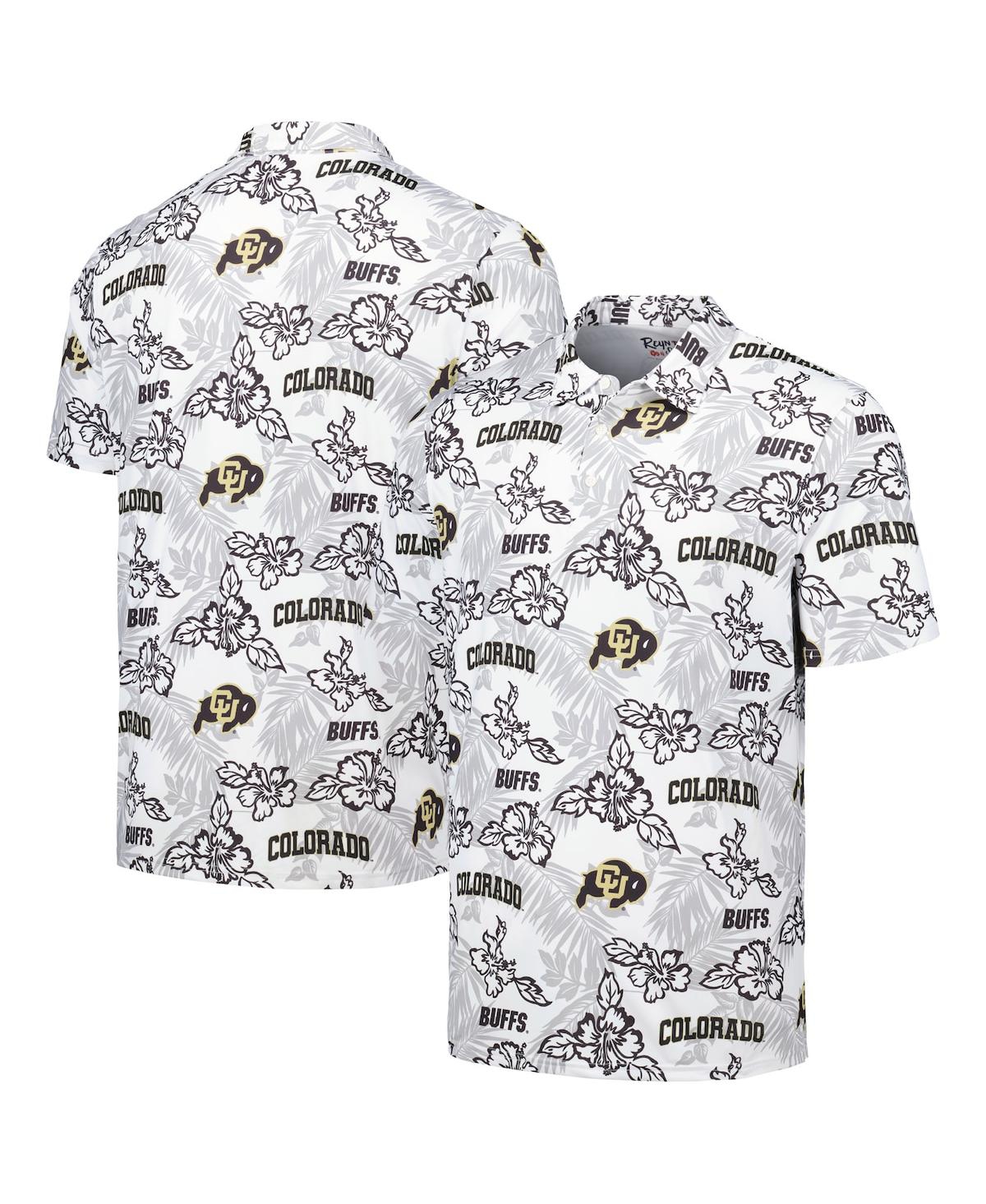 Reyn Spooner Men's White Colorado Buffaloes Performance Polo Shirt ...