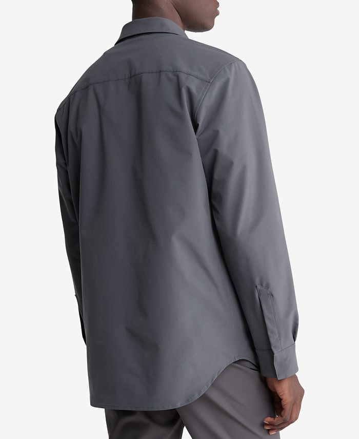 Calvin Klein Men's Athletic Hidden-Pocket Shirt - Macy's