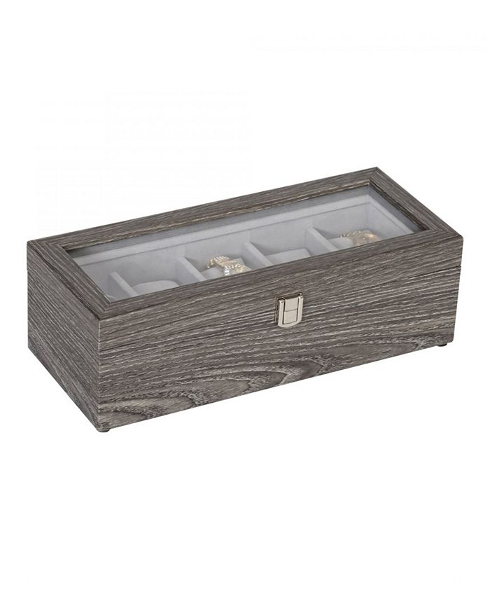 Mele & Co Nolan Watch Storage Woodgrain Veneer - Macy's
