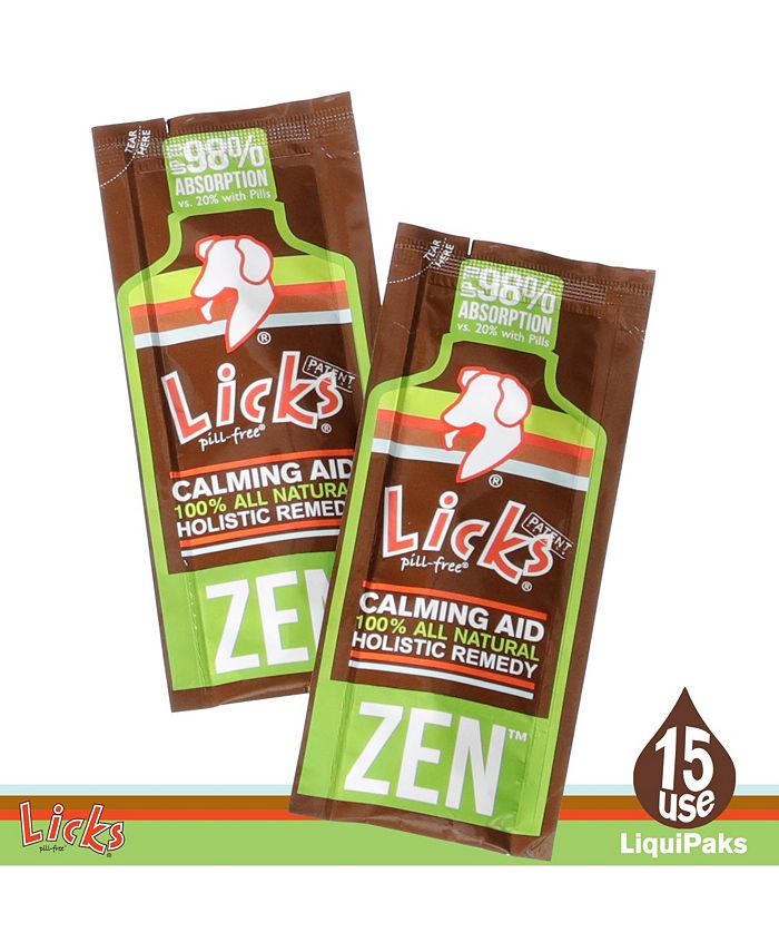 Licks Pill Free Licks Pill-Free Zen Dog Calming - Calming Aid ...