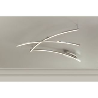 Pro Track Wilfax 3-Arm LED Ceiling Track Light Fixture Kit Adjustable ...
