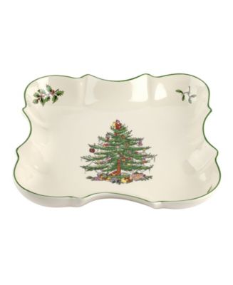Spode Christmas Tree Devonia Tray - Macy's