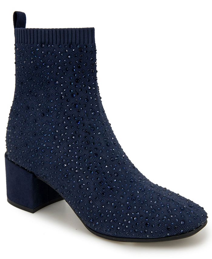 Kenneth Cole Reaction Women's Rida Stretch Jewel Dress Booties - Macy's