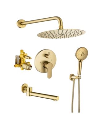 Streamdale Furniture Tub Shower Faucets Sets Complete Bathtub Faucet ...