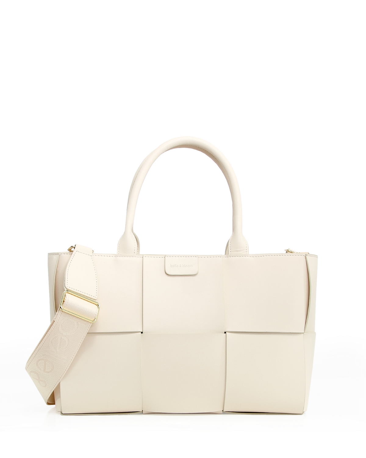 Click here for Belle & Bloom Long Way Home Woven Tote - Cream prices