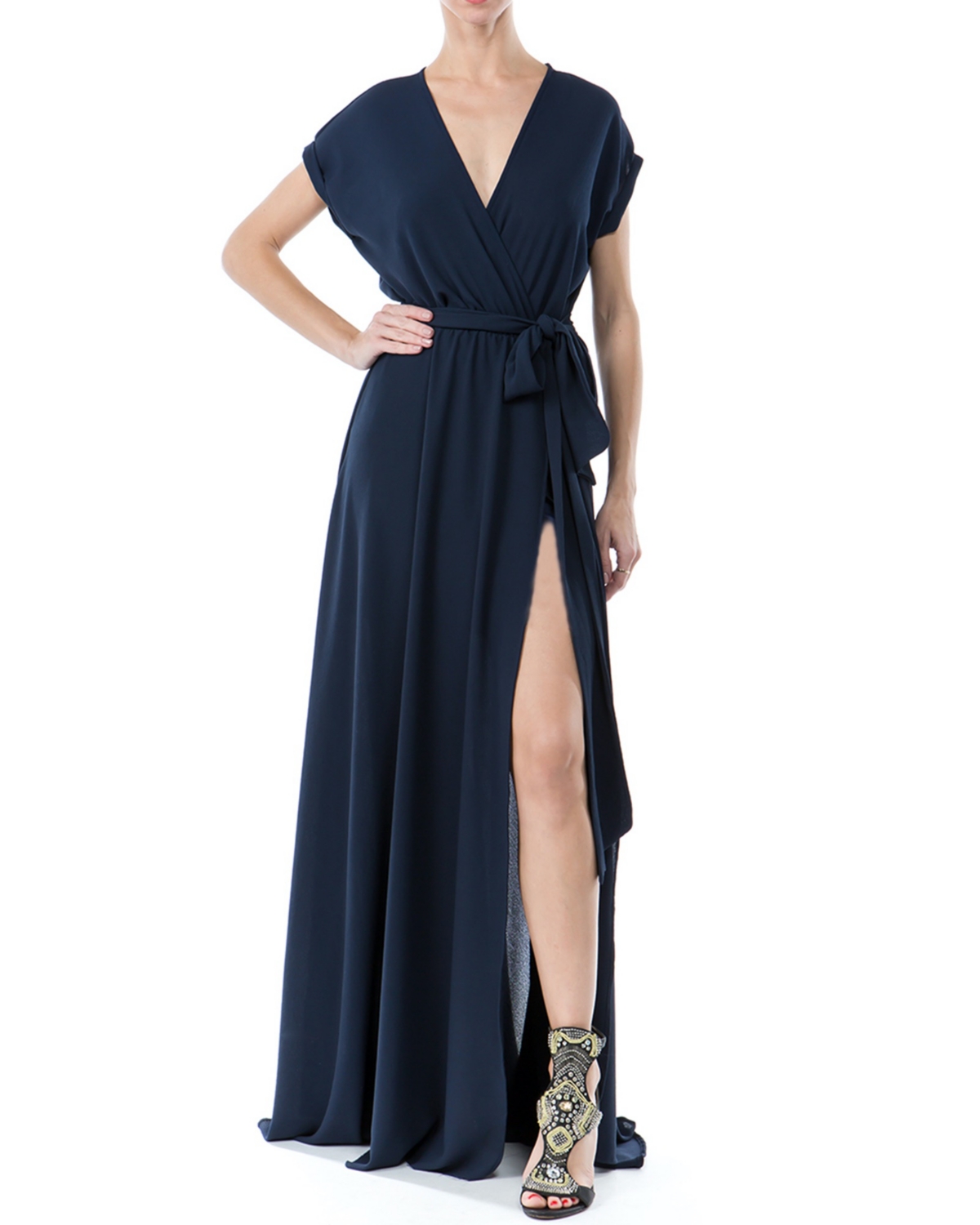 Click here for Meghan Fabulous Womens Jasmine Maxi Dress - Navy prices