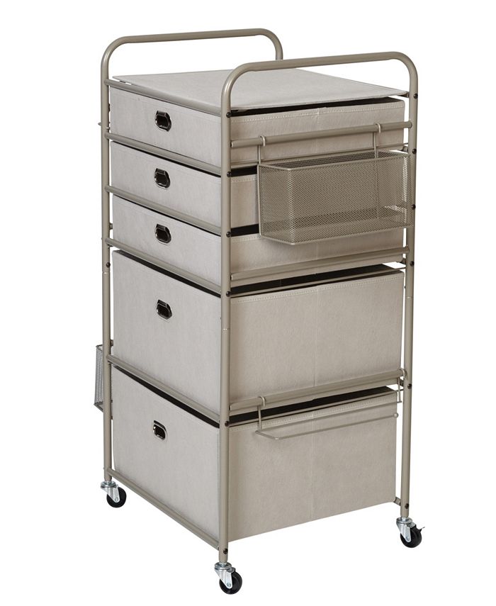 Honey Can Do Wrapping Paper Storage Cart with Wheels - Macy's