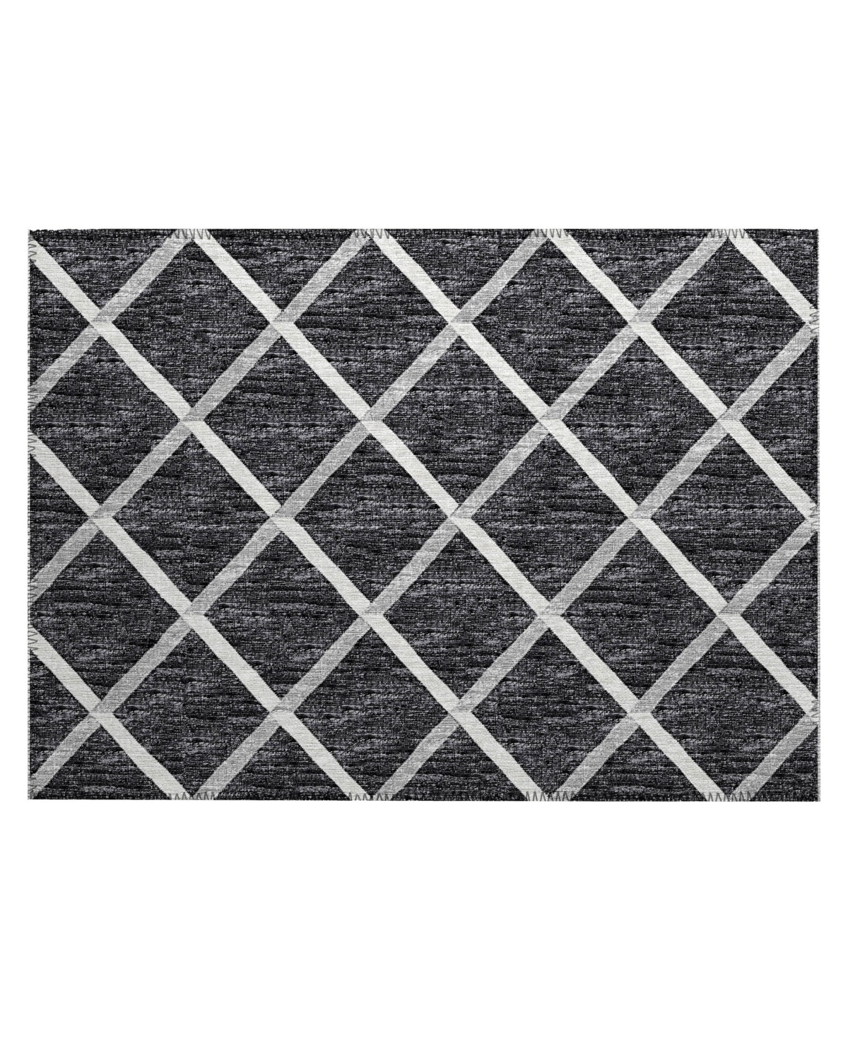 Click here for Dalyn York YO1 18 x 26 Area Rug - Black prices
