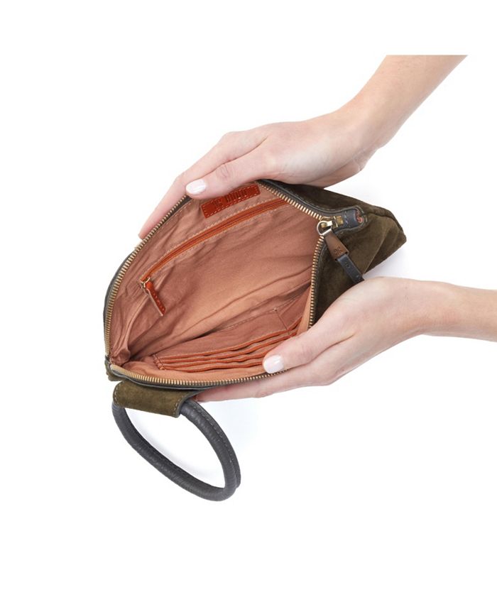 HOBO Sable Wristlet - Suede - Macy's
