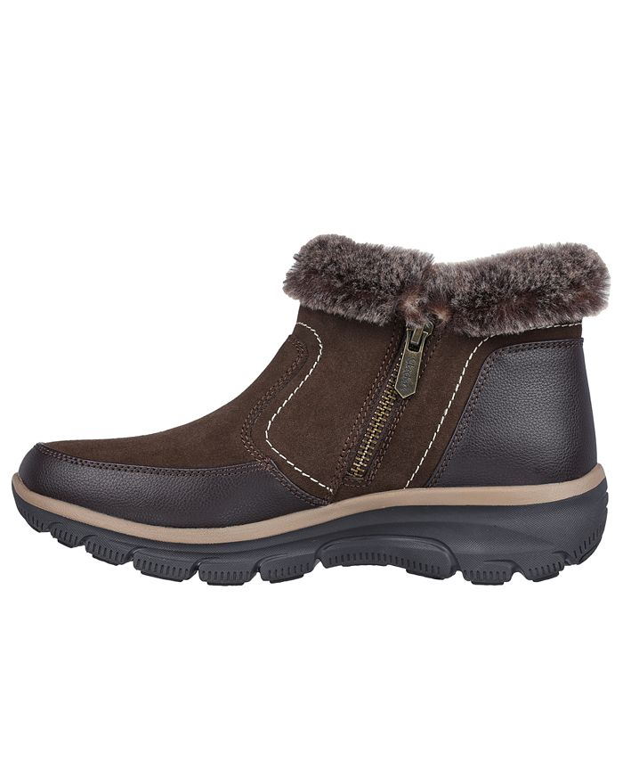 Skechers Women's Relaxed Fit - Easy Going - Warm Escape Ankle Boots ...