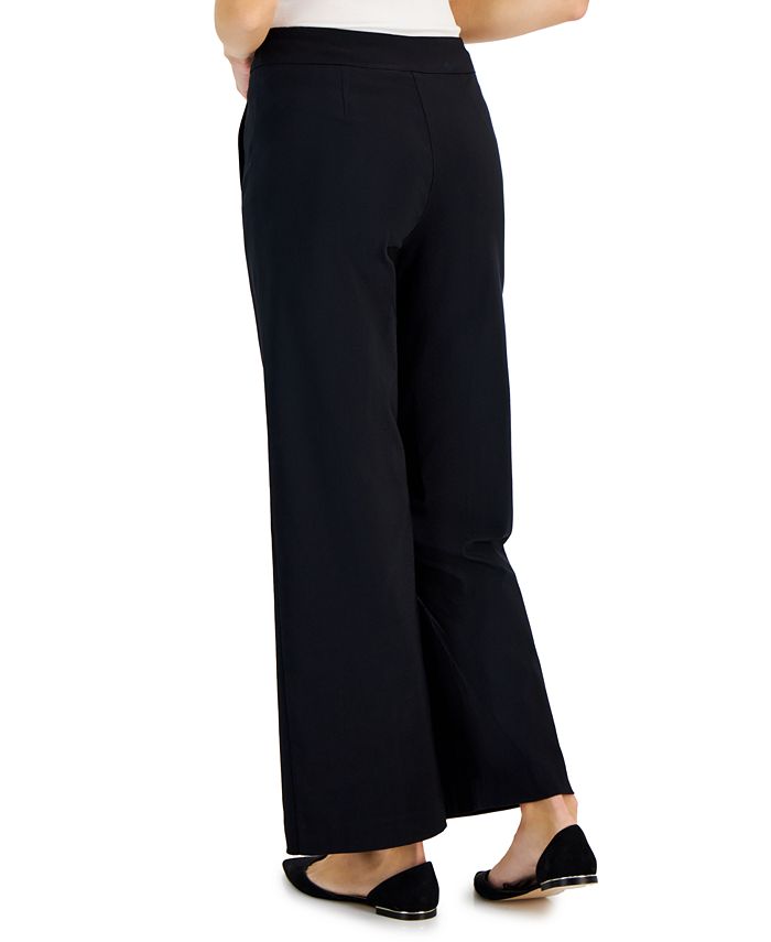 JM Collection Women's Wide-Leg Pull-On Pants, Created for Macy's - Macy's