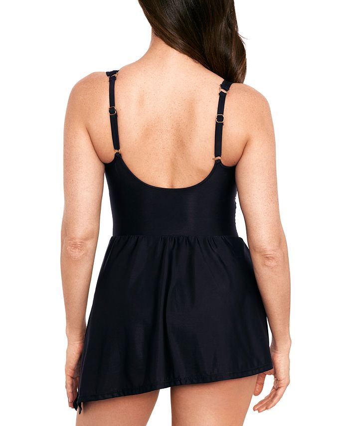 Miraclesuit Women's Network News Alina Underwire Swimdress - Macy's