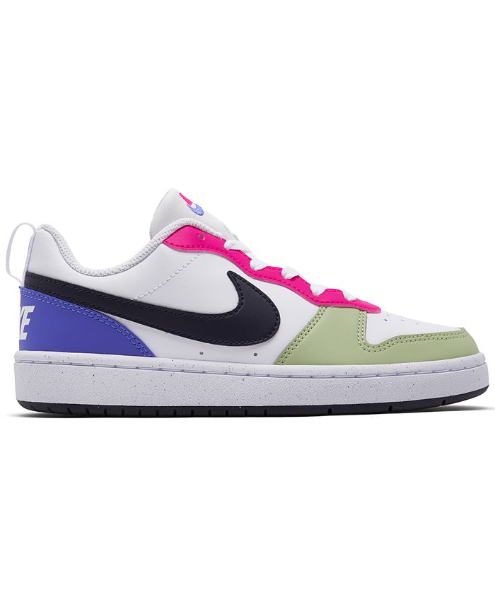 Nike Big Girls Court Borough Low Recraft Casual Sneakers from Finish ...