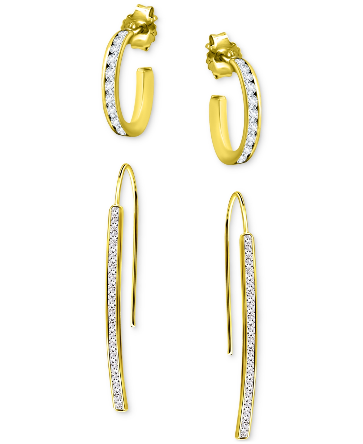 Click here for Giani Bernini 2-Pc. Set Cubic Zirconia Small Hoop... prices
