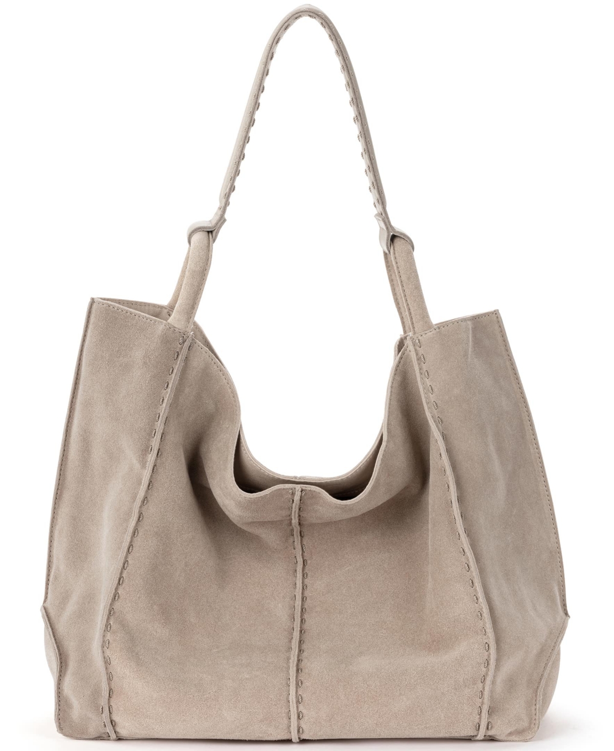Click here for The Sak Womens Los Feliz Leather Tote Bag - Sand S... prices