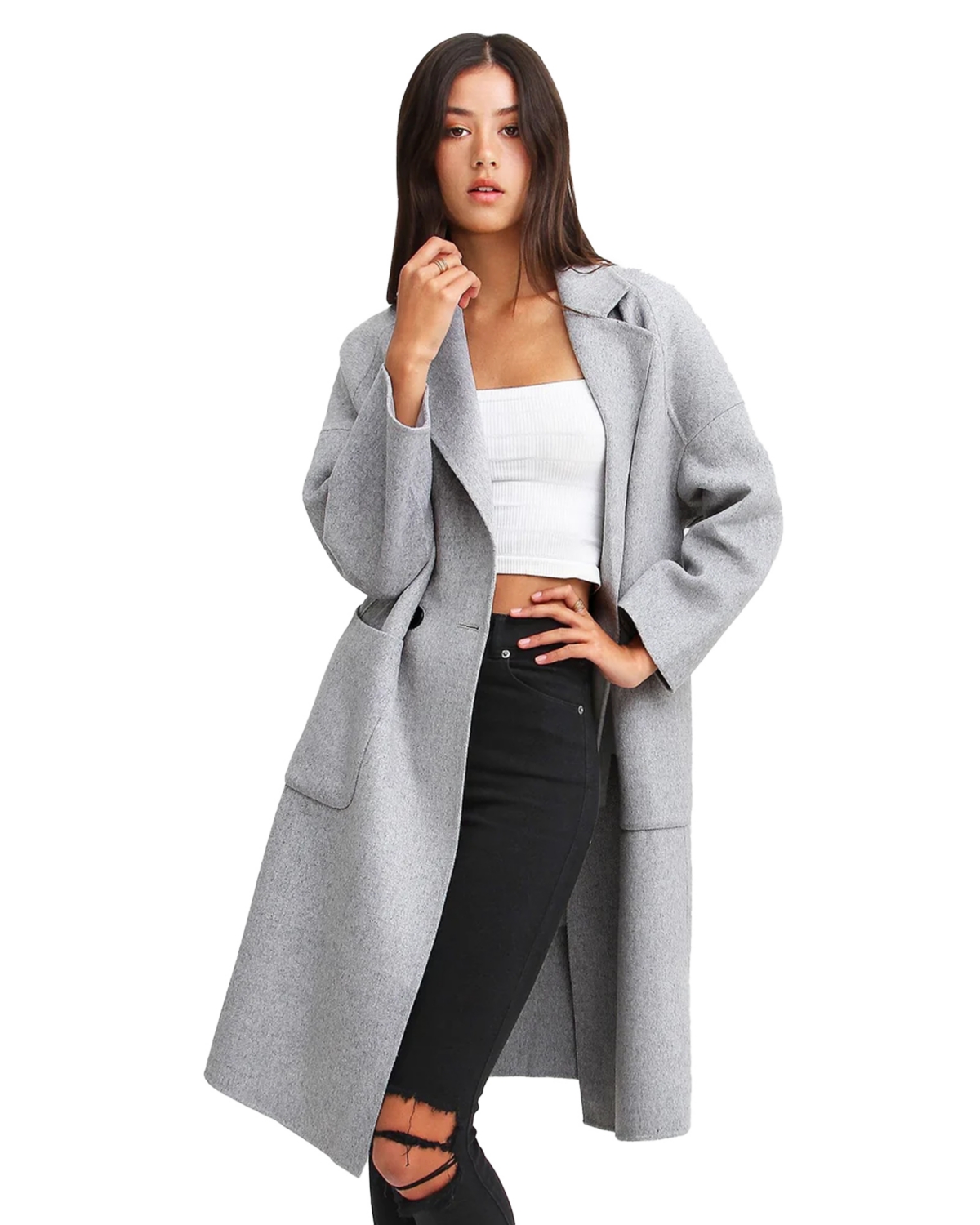 Click here for Belle & Bloom Womens Publisher Double Breasted Woo... prices