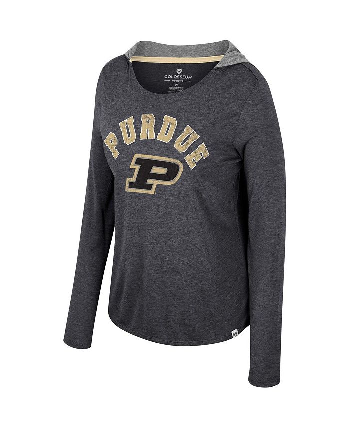 Colosseum Women's Black Purdue Boilermakers Distressed Heather Long ...