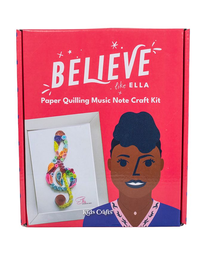 Kids Crafts Believe Like Ella- Paper Quilling Music Note Craft Kit - Macy's