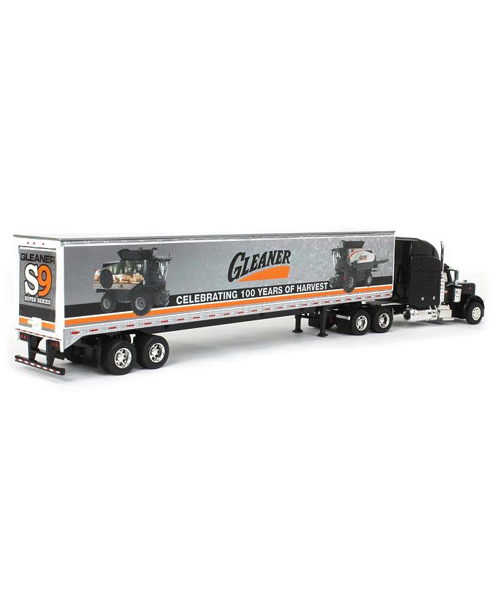 Spec Cast 1/64 Peterbilt 379 Semi Truck with a Box Trailer Gleaner ...
