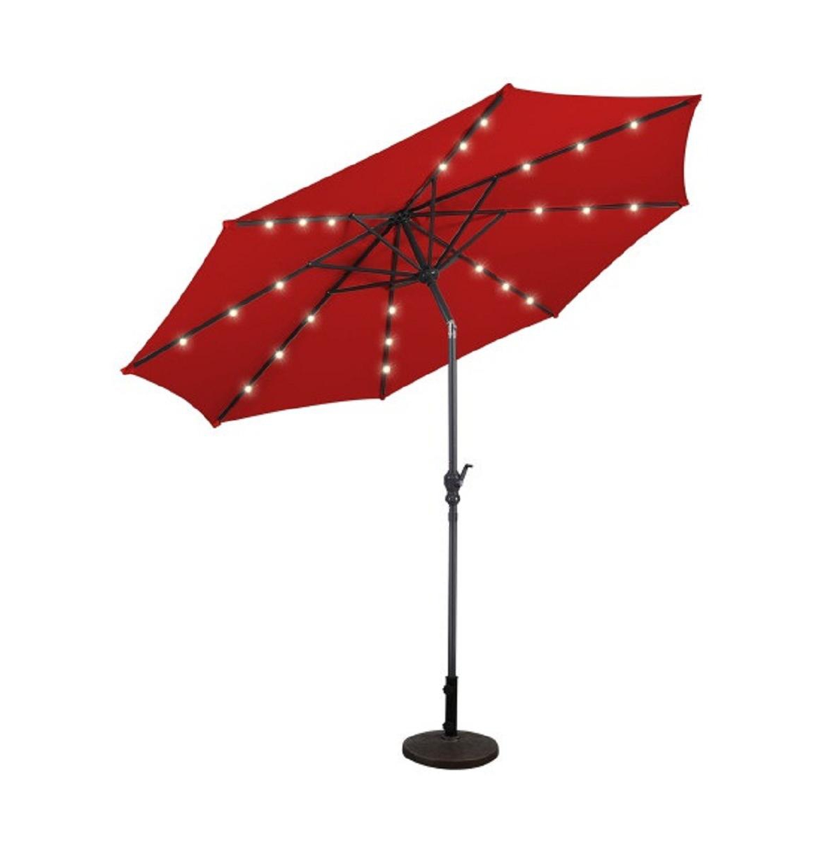 Click here for 10 ft Patio Solar Umbrella with Crank and Led Ligh... prices