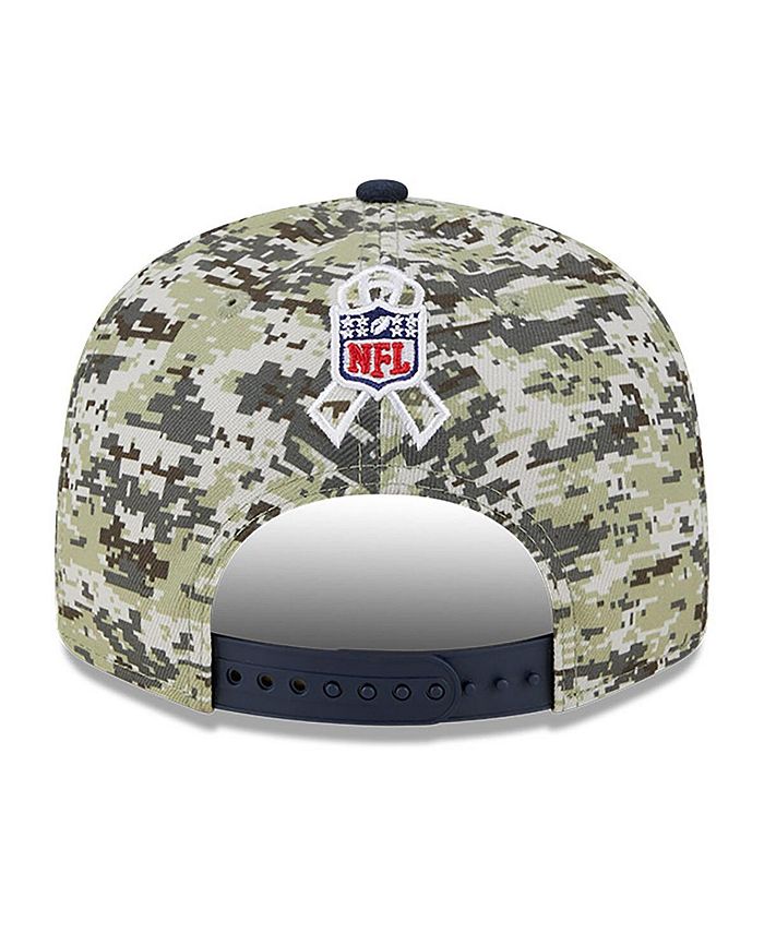 New Era Men's Camo, Navy Houston Texans 2023 Salute To Service 9FIFTY Snapback Hat - Macy's