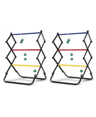 E-JET SPORT Ladder Toss Games, Ladder Ball Set, Instant Setup, Folding ...