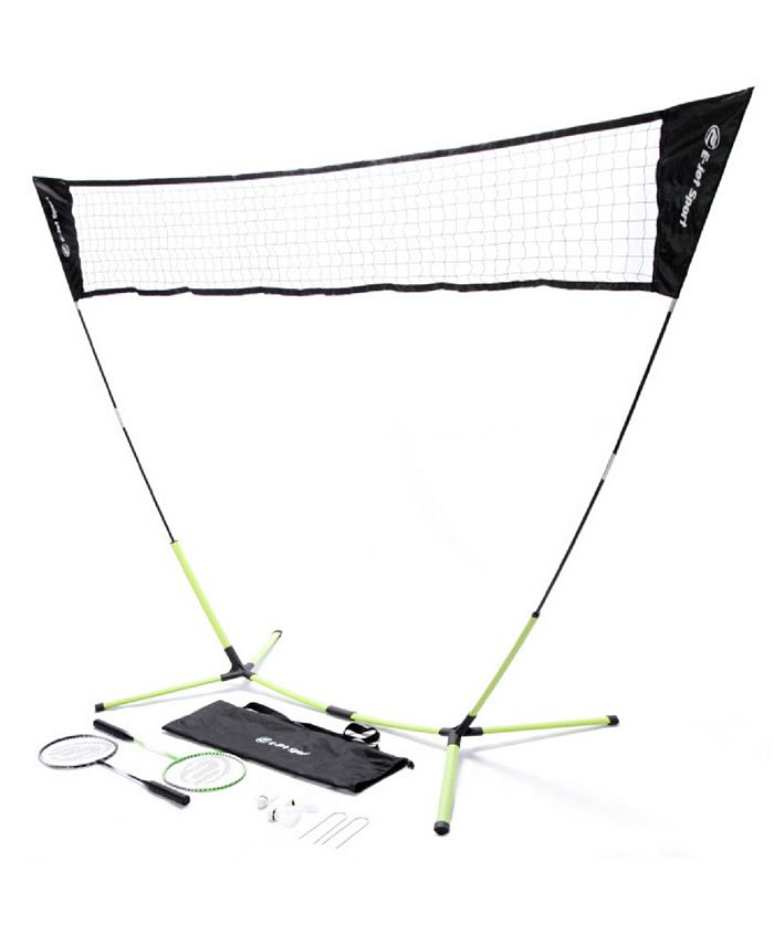 E-JET SPORT Badminton Net Outdoor Game, Badminton Set, Rackets ...