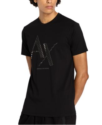 A|X Armani Exchange Men's Slim-Fit Cotton Jersey Glossy Embossed A|X ...