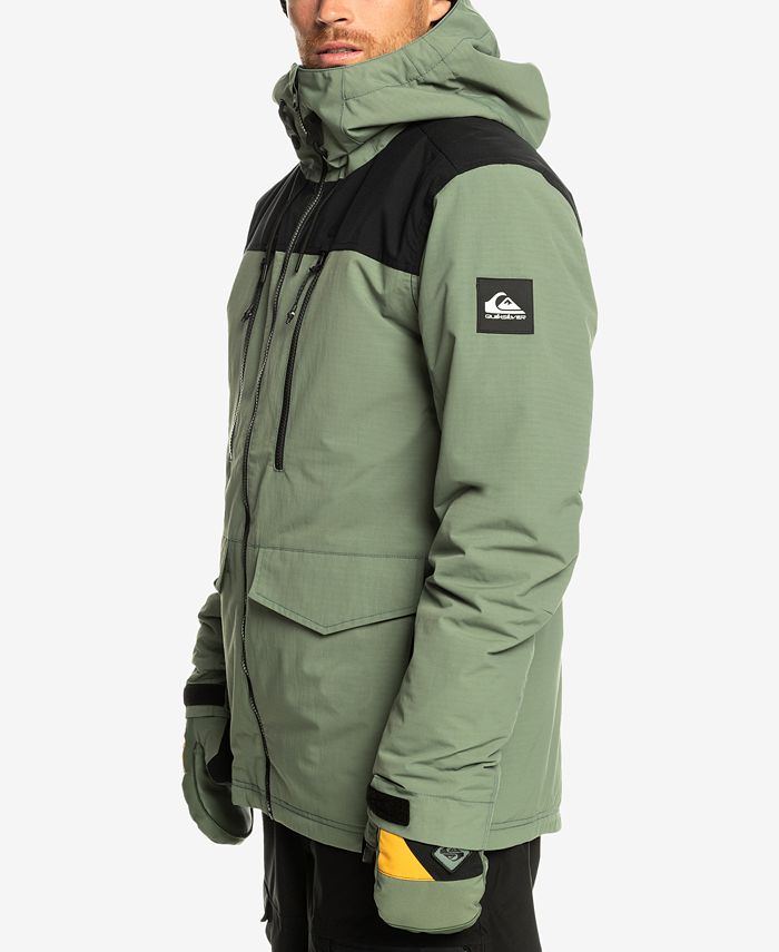 Quiksilver Men's Snow Fairbanks Hooded Jacket - Macy's