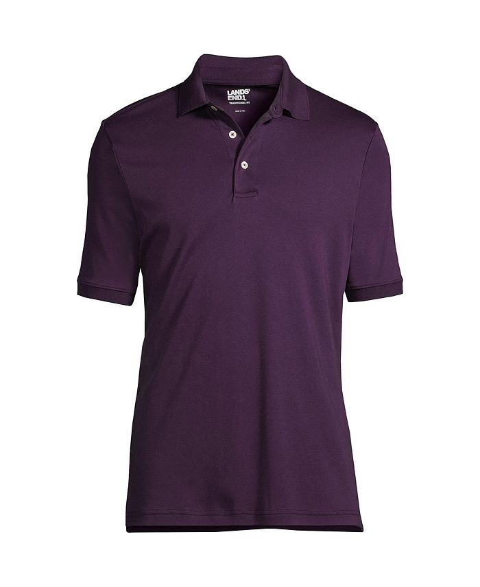 Lands End Big And Tall Short Sleeve Supima Polo Shirt Macys