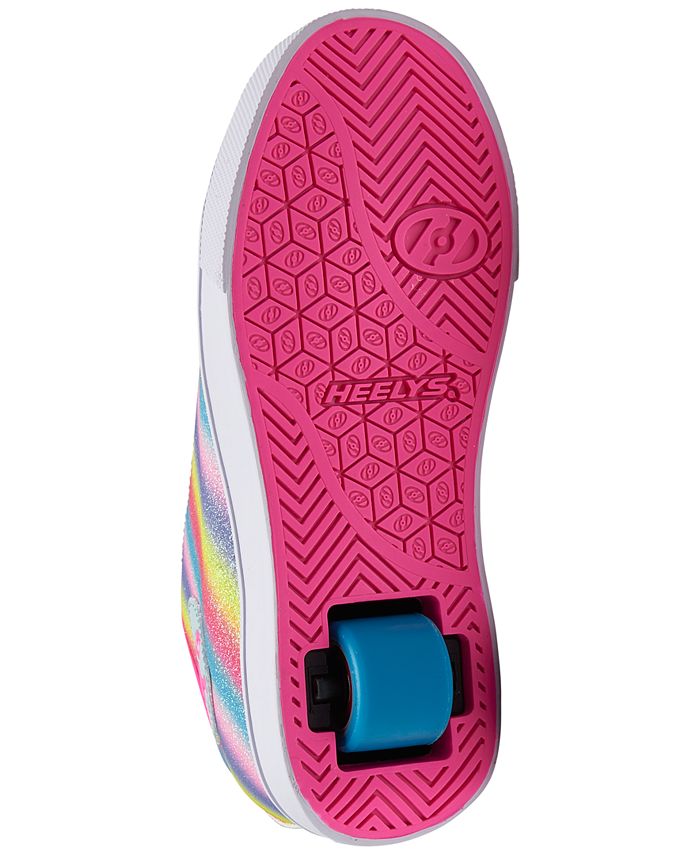 Heelys Little Girls Veloz Barbie High Top Wheeled Casual Skate Sneakers ...