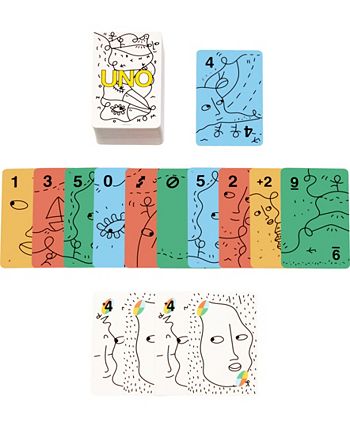 Mattel UNO Artiste Shantell Martin Card Game for Kids, Adults and ...