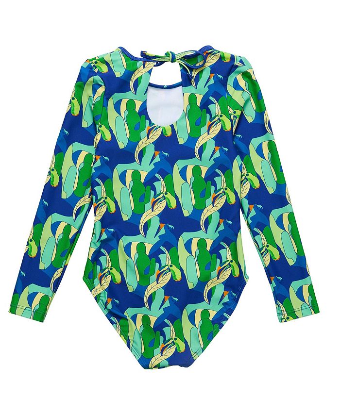 Snapper Rock Toddler, Child Girl Toucan Jungle Sustainable Keyhole Surf ...