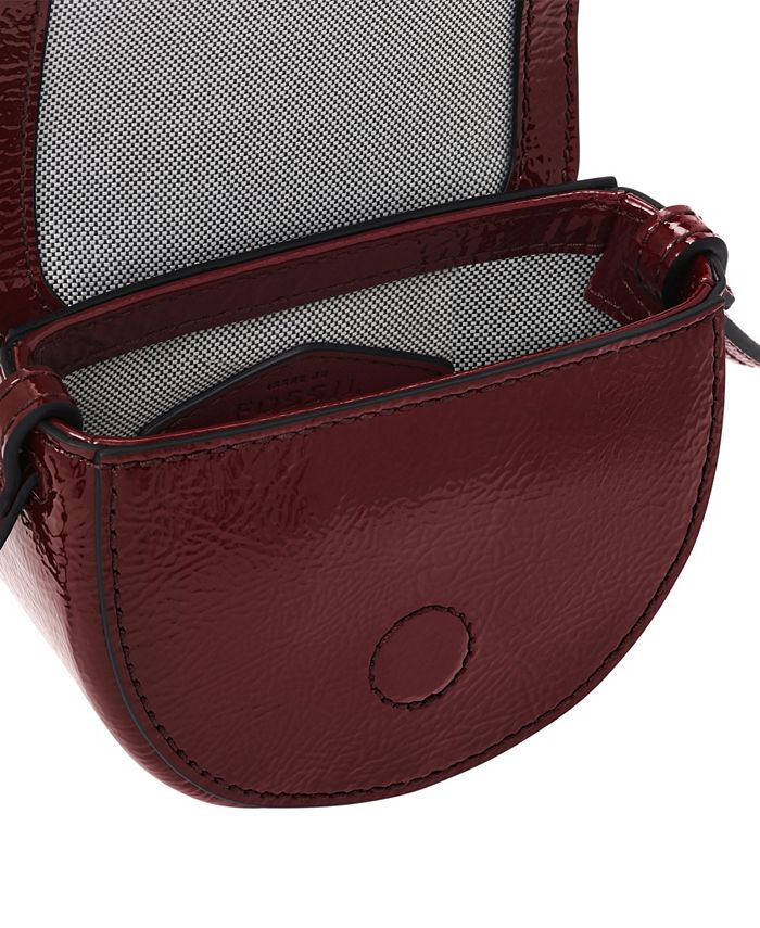 Fossil Harwell Micro Flap Crossbody Bag - Macy's
