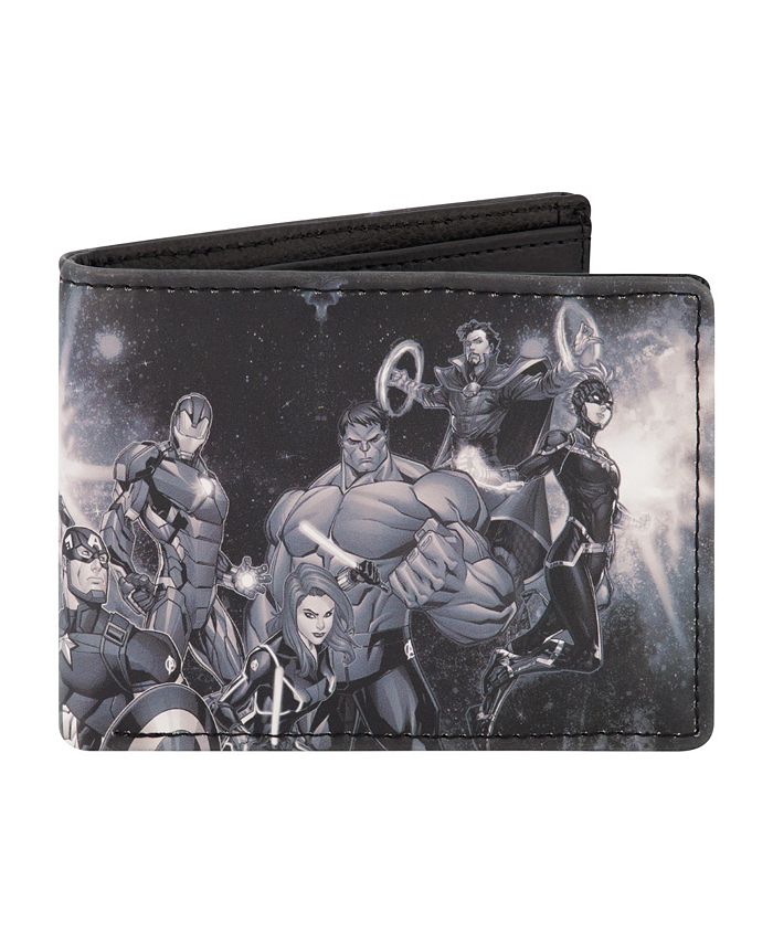 Marvel Avengers Thanos Bifold Wallet, Slim Wallet with Decorative Tin ...