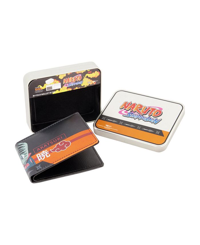 Naruto SHIPPUDEN AKATSUKI LOGO Bifold Wallet, Slim Wallet with ...