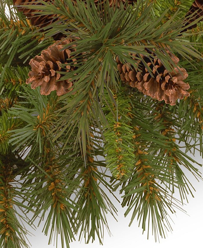 National Tree Company 30" Pine Cone Collection Centerpiece w/3 Candle ...