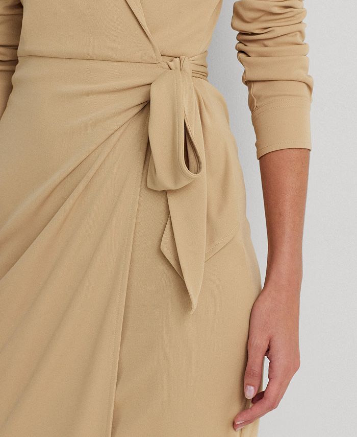 Lauren Ralph Lauren Women's Stretch Jersey Wrap Dress - Macy's
