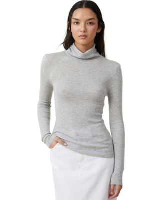 COTTON ON Women's Everfine Roll Neck Knit Sweater - Macy's