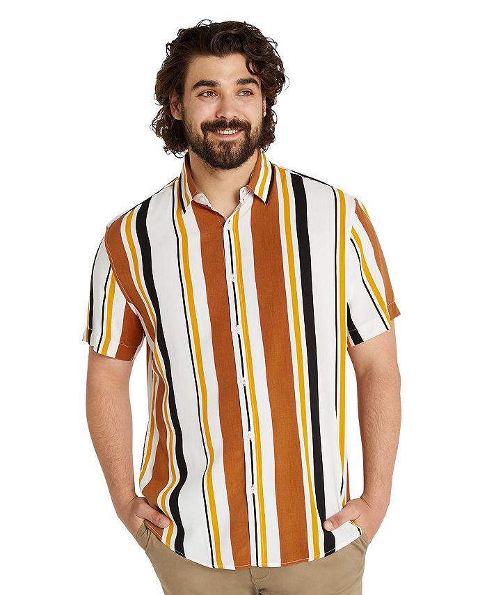 Johnny Bigg Big & Tall Mason Stripe Shirt - Macy's