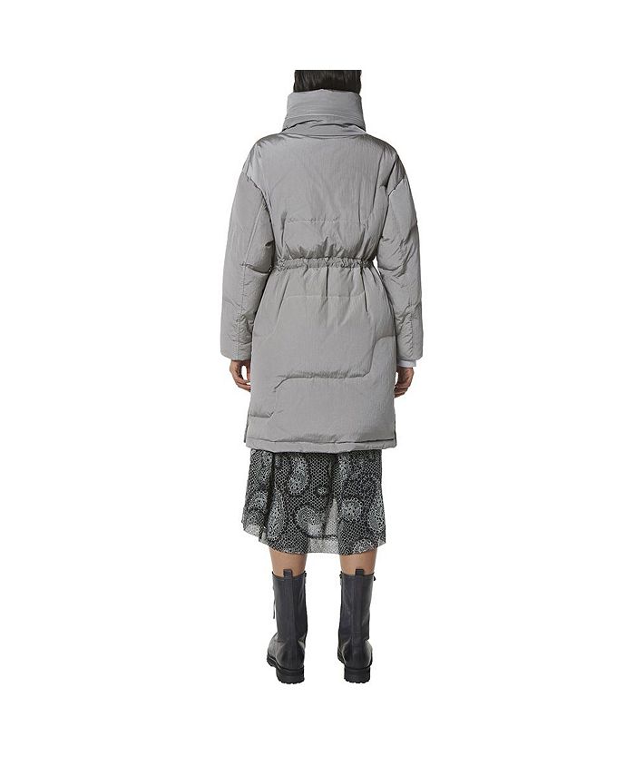 Andrew Marc Black Label Women's Arleigh Crinkle Nylon Down Anorak - Macy's