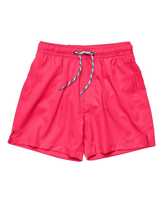 Snapper Rock Red Comfort Lined Swim Short - Macy's