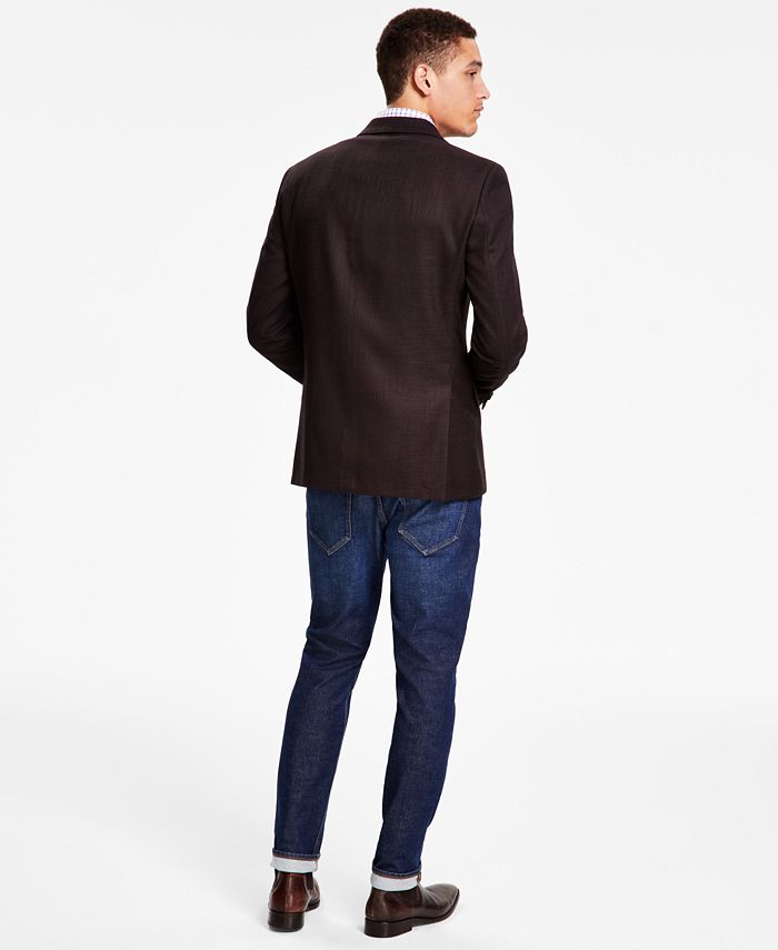 Tommy Hilfiger Men's Modern-Fit Solid Weave Sport Coats - Macy's