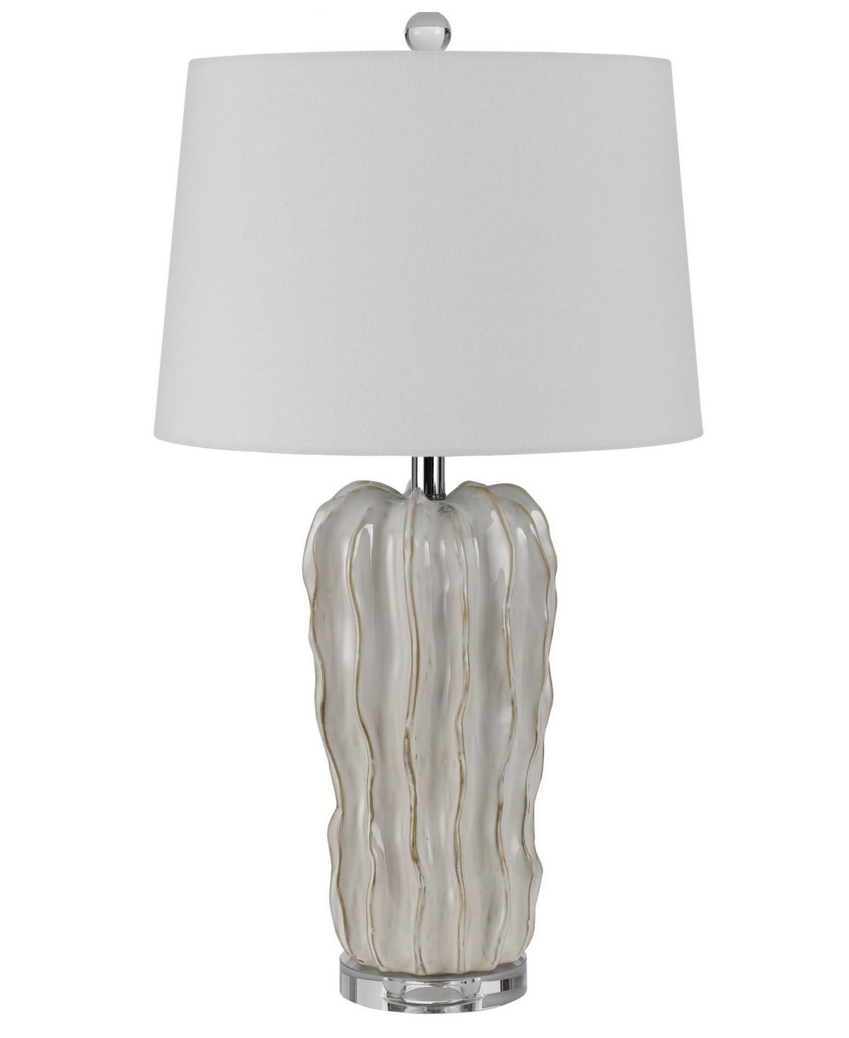 Click here for 28 Height Glass Table Lamp - Pearl prices