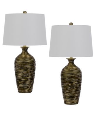 29" Height Resin Lamp Set - Macy's
