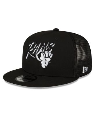 Men's New Era Black Los Angeles Rams Graffiti Script 9FIFTY Snapback ...